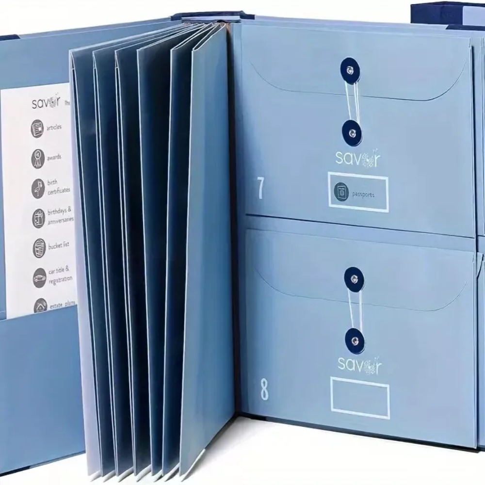 Buy Document Organizer Folio Pocket Organ Storage Binder,in Case I Go ...