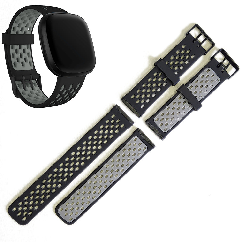 Buy Fitbit Versa 3 Sense Watch Band Strap Replacement Silicone Sports ...