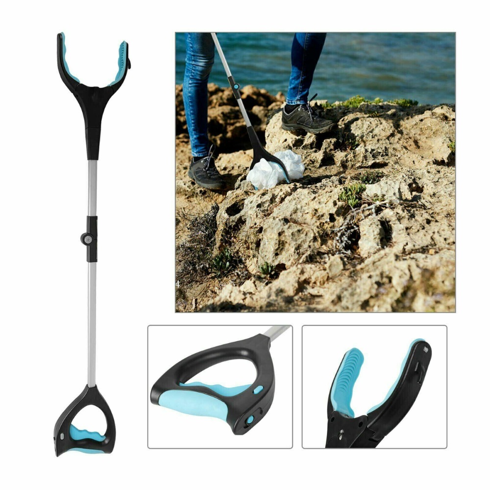 Buy Foldable & Extendable Pick Up Grabber Reacher Stick Reaching with ...