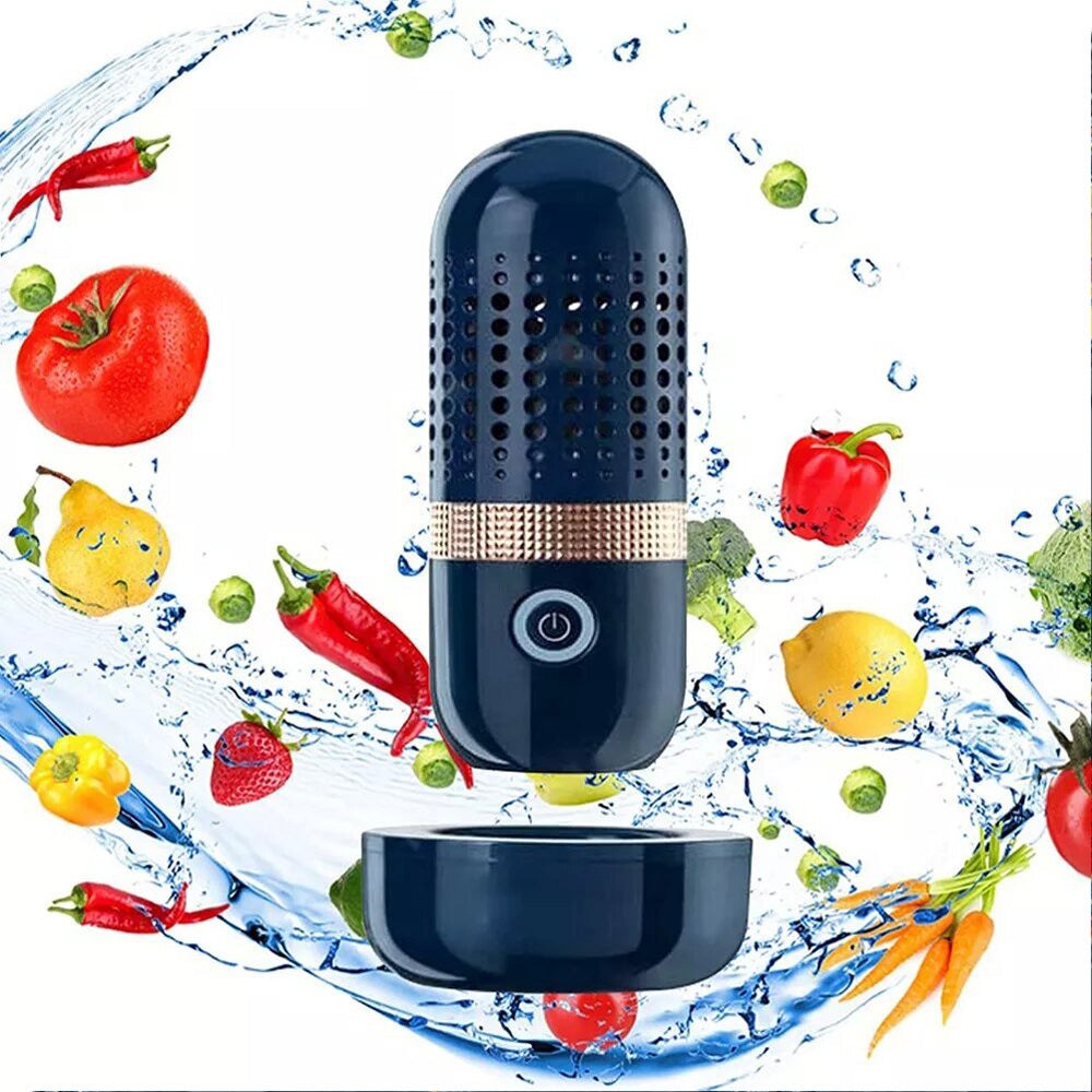 Buy Fruit and Vegetable Washing Machine Portable Food Purifier Capsule ...