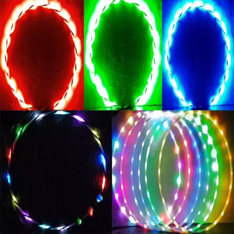 Buy Hula Hoop Led Adults and Kids with Changing LED Lights Lightweight ...