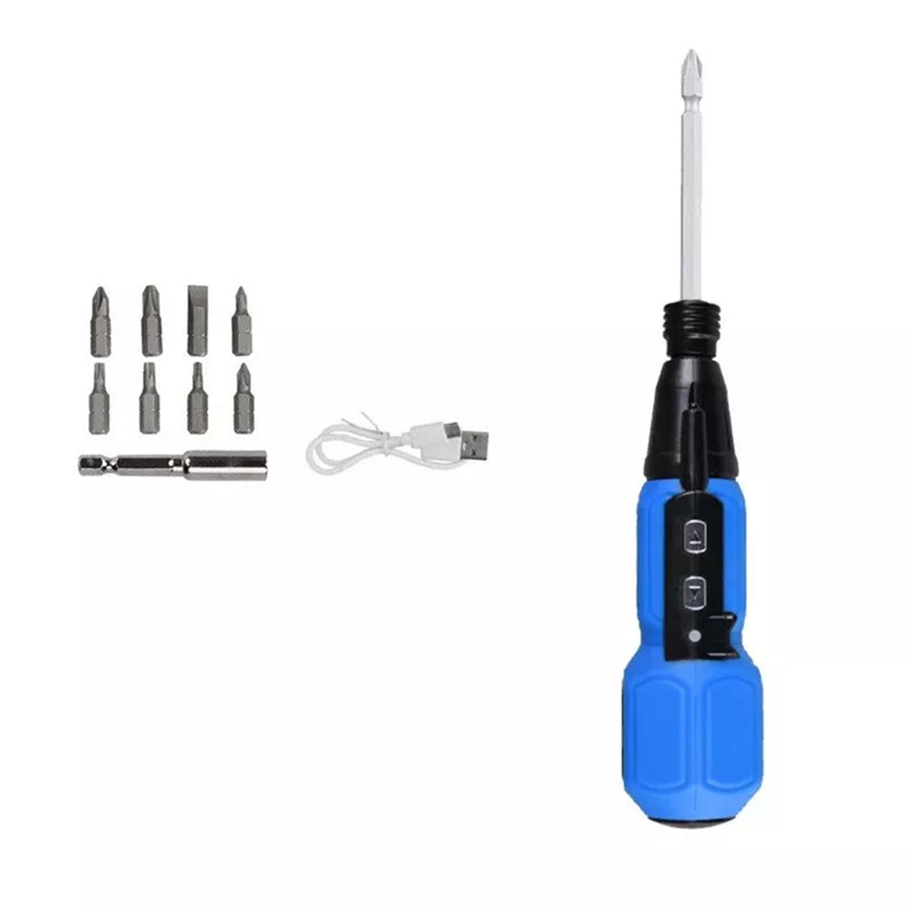 Buy LED Light Rechargeable Cordless Electric Screwdriver Set Mini Power ...