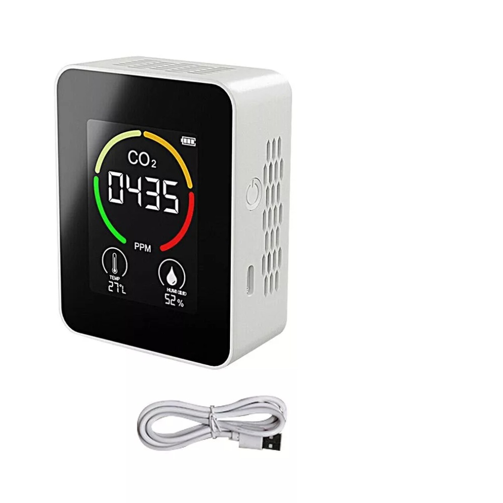 Buy Portable 3 in 1 Carbon Dioxide Detector CO2 Detector Air Quality ...