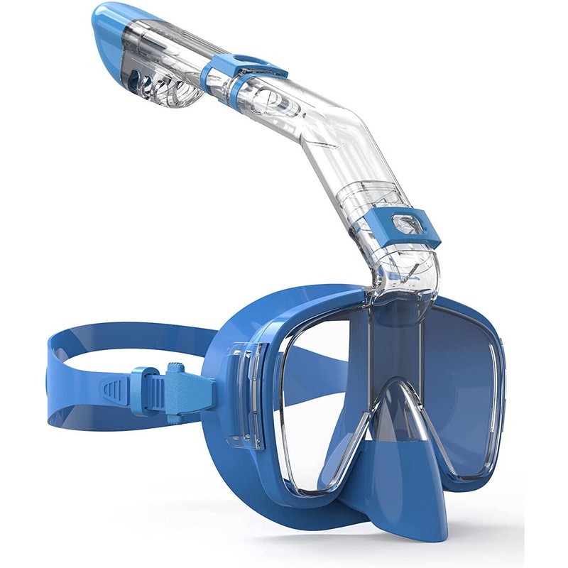 Buy Snorkel Mask Snorkeling Diving Scuba Goggle Panoramic 180°View Anti ...
