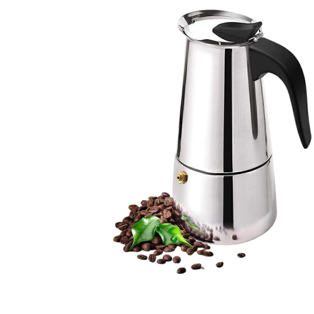 Buy Stainless Steel Espresso Maker Cup Stove Top Coffee Percolator Moka ...