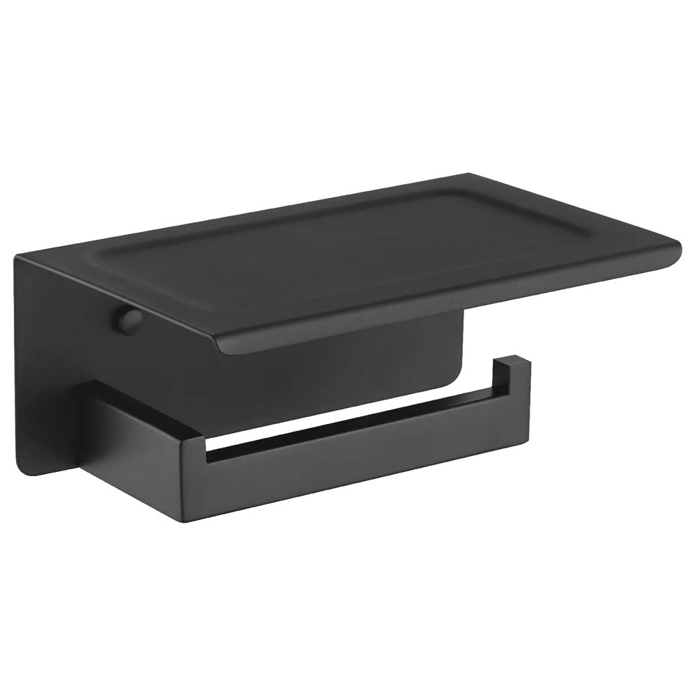 Buy Toilet Paper Roll Holder with Phone Shelf Wall Mounted Brass Tissue ...