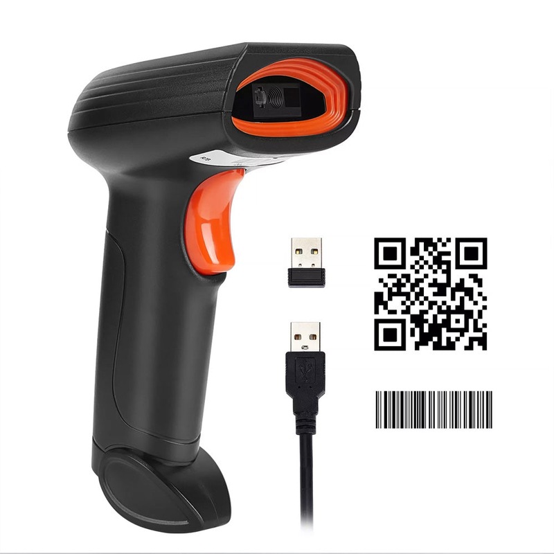 Buy USB Bluetooth Laser Barcode Scanner Cordless Automatic Code Reader ...