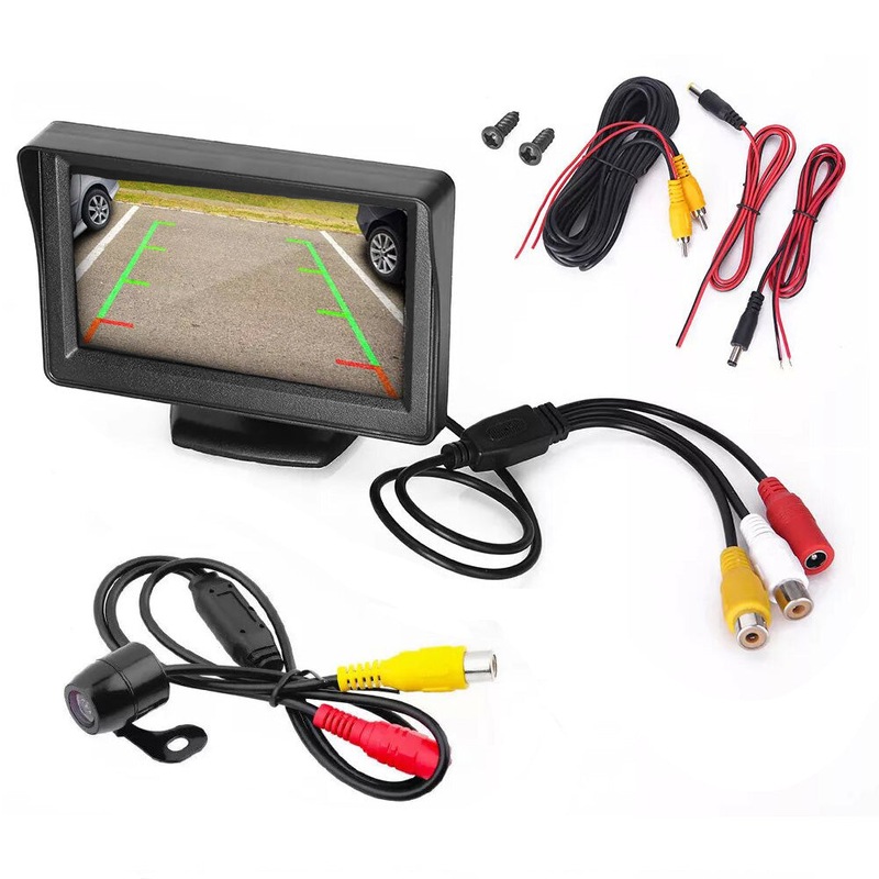 Buy Waterproof HD Car Reverse Camera Kit Monitor Night Vision Rear View ...