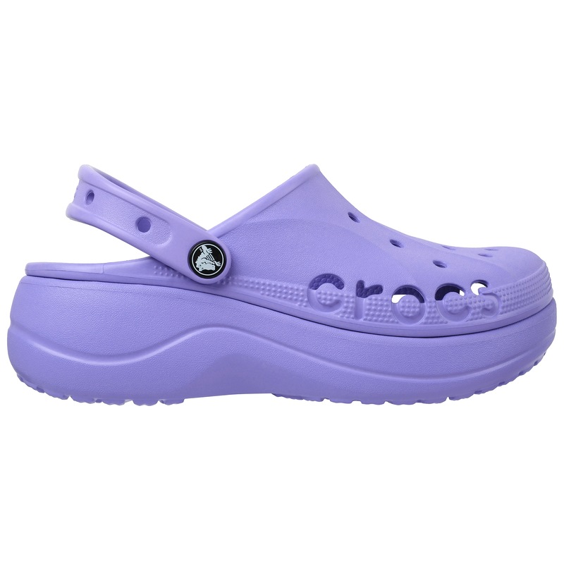 Buy Crocs Women's Baya Platform Clogs Digital Violet (US W6-W10) - MyDeal