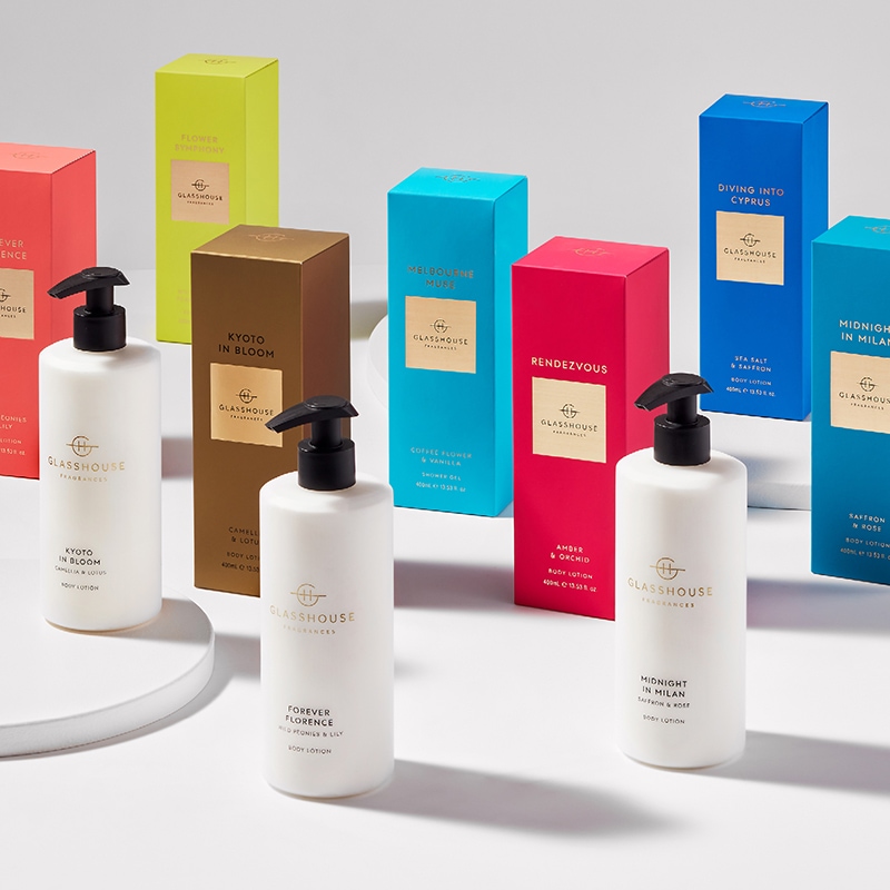 Buy Glasshouse Fragrances 3 Pack Rendezvous Body Lotion 400ml Mydeal
