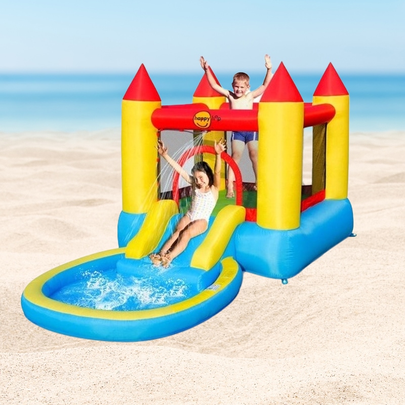 Buy Happy Hop Inflatable Bouncy Jumping Castle With Splash Pool & Slide ...