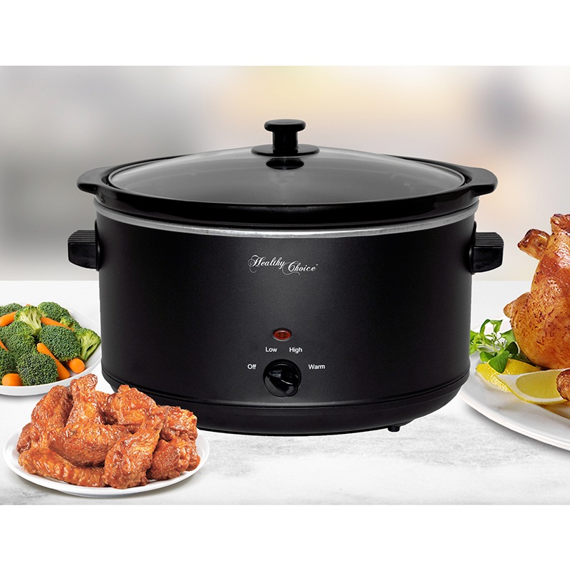 Buy Healthy Choice 8L Slow Cooker Matte Black - MyDeal