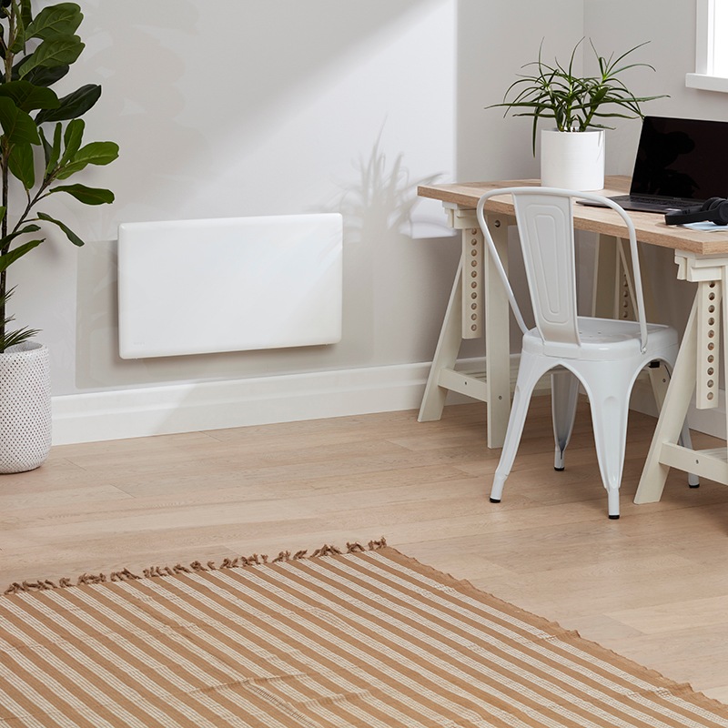 Buy Nobo 1kW 'Slimline' Panel Heater with Wi-Fi White - MyDeal