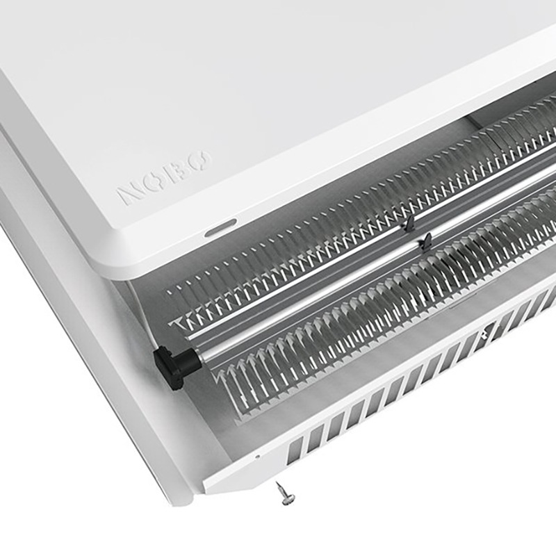Buy Nobo 2kW Slimline Panel Heater with Timer Thermostat & Castors - MyDeal