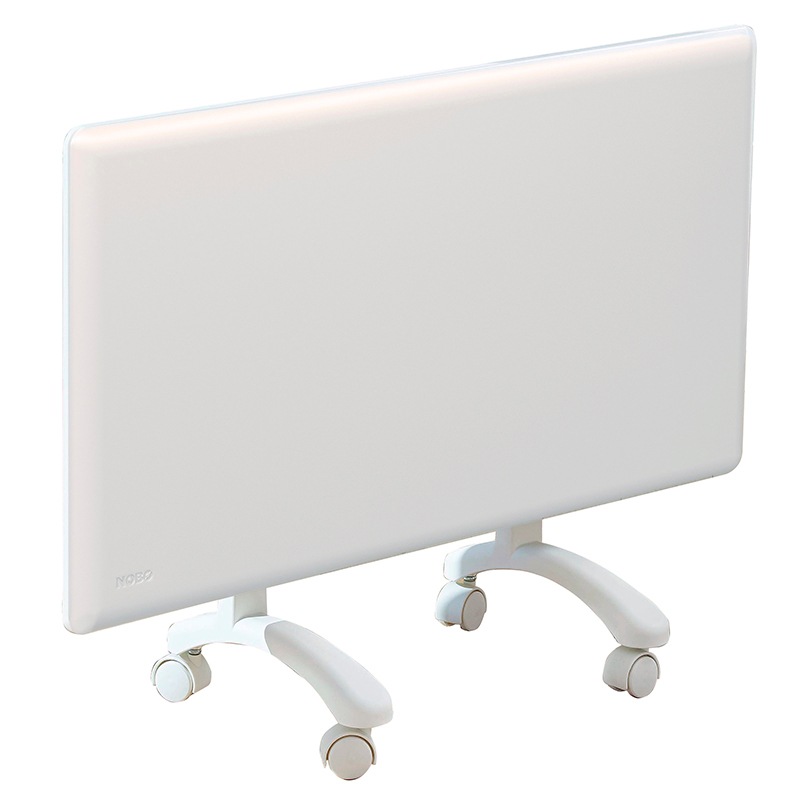 Buy Nobo 750W Slimline Panel Heater with Castors & Thermostat White ...