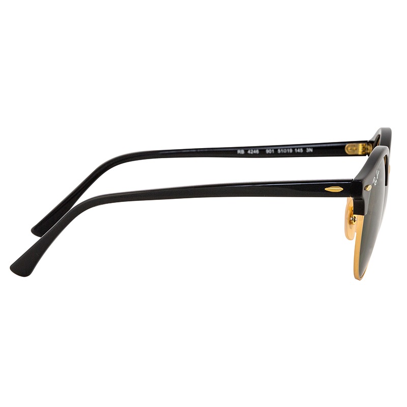Buy Ray Ban Unisex Classic Clubround Rb4246 Sunglasses Black Mydeal
