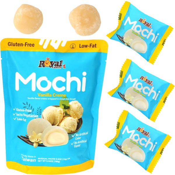 Buy Royal Family Gluten-Free Mochi Vanilla Creme Flavor 180g - MyDeal ...