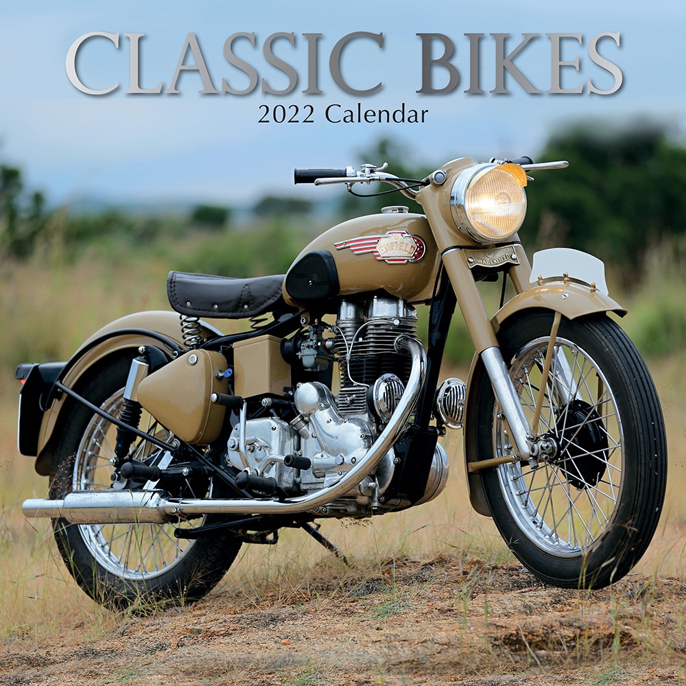 Buy Classic Bikes - 2022 Square Wall Calendar 16 month by Gifted ...