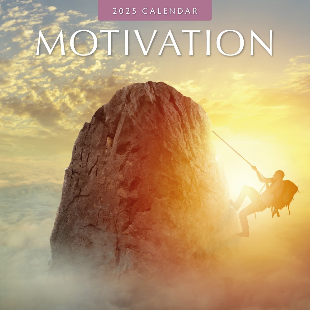 Buy Motivation - 2025 Square Wall Calendar 16 month by Red Robin ...