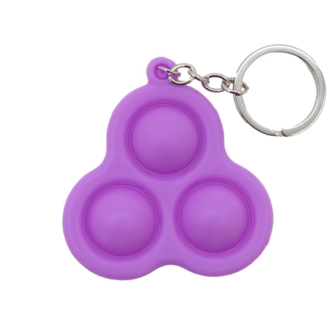 Buy Pop Fidget Toy Simple Dimple Bubble Key Chain - [Key Chain 3 Bubble ...