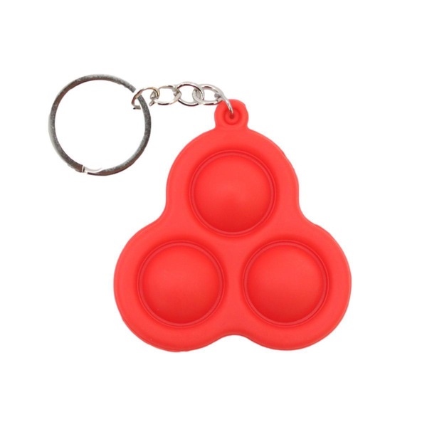 Buy Pop Fidget Toy Simple Dimple Bubble Key Chain - [Key Chain 3 Bubble ...