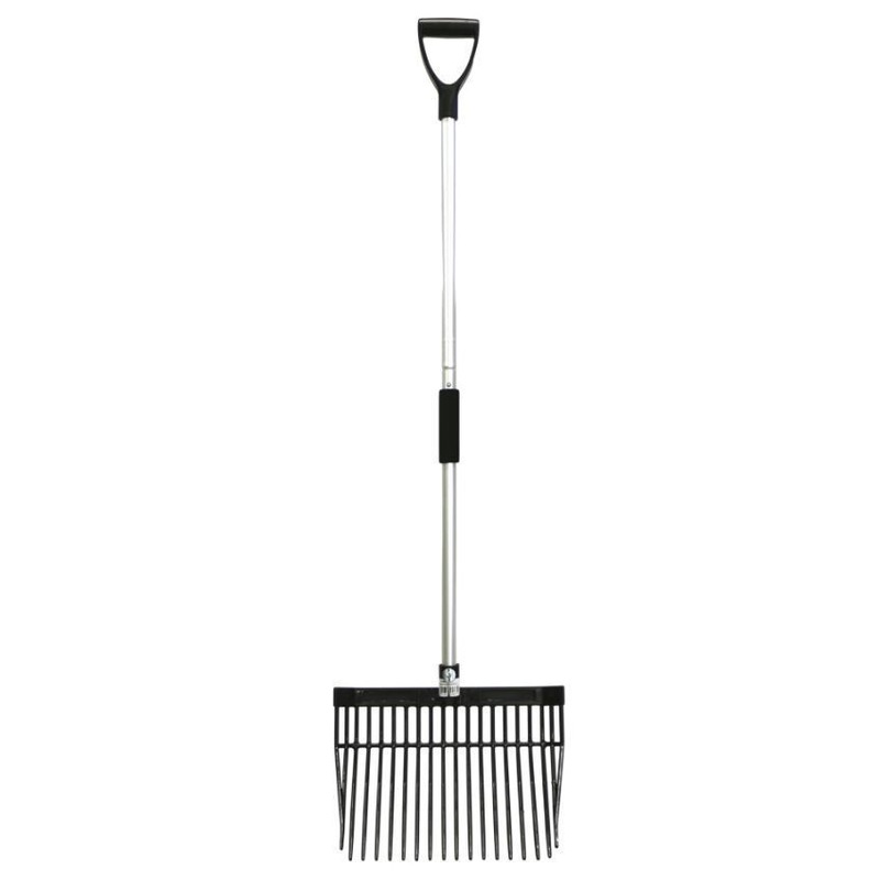 3 Pc Aluminium Collapsible Handle Plastic Head Stable Fork Rake Mulch ...