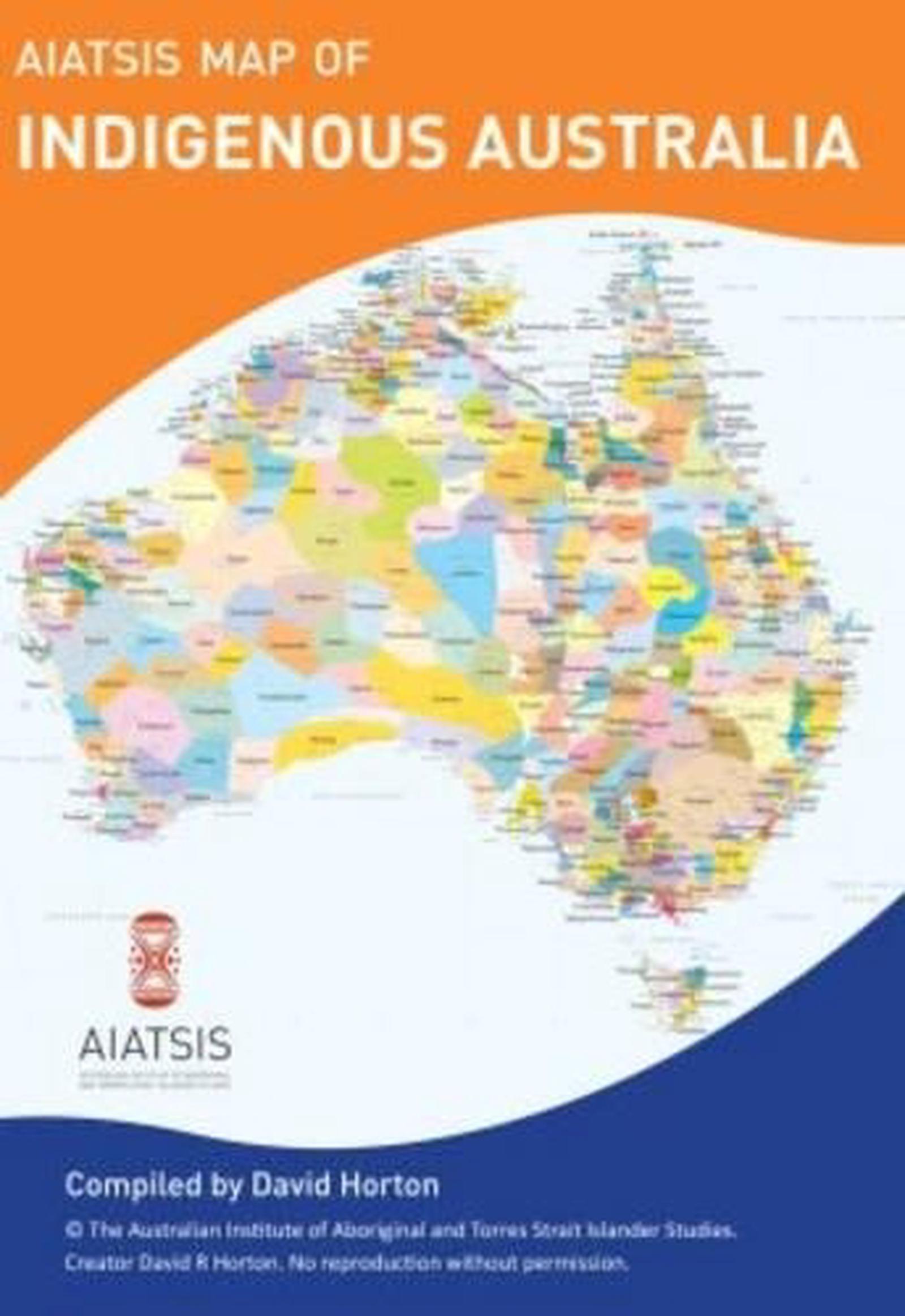 Buy A3 fold AIATSIS map Indigenous Australia - MyDeal Australia