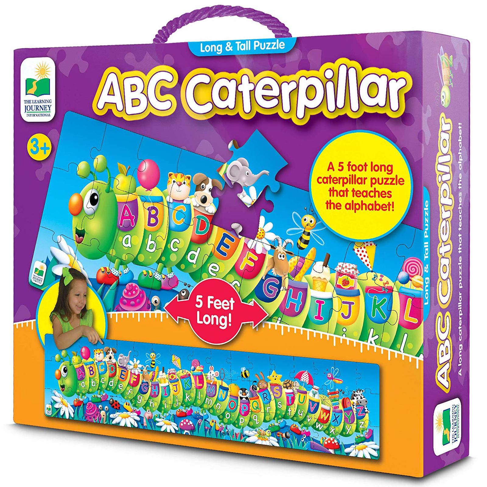 Buy ABC Caterpillar Long and Tall Jigsaw Puzzle, 51 Piece - MyDeal ...