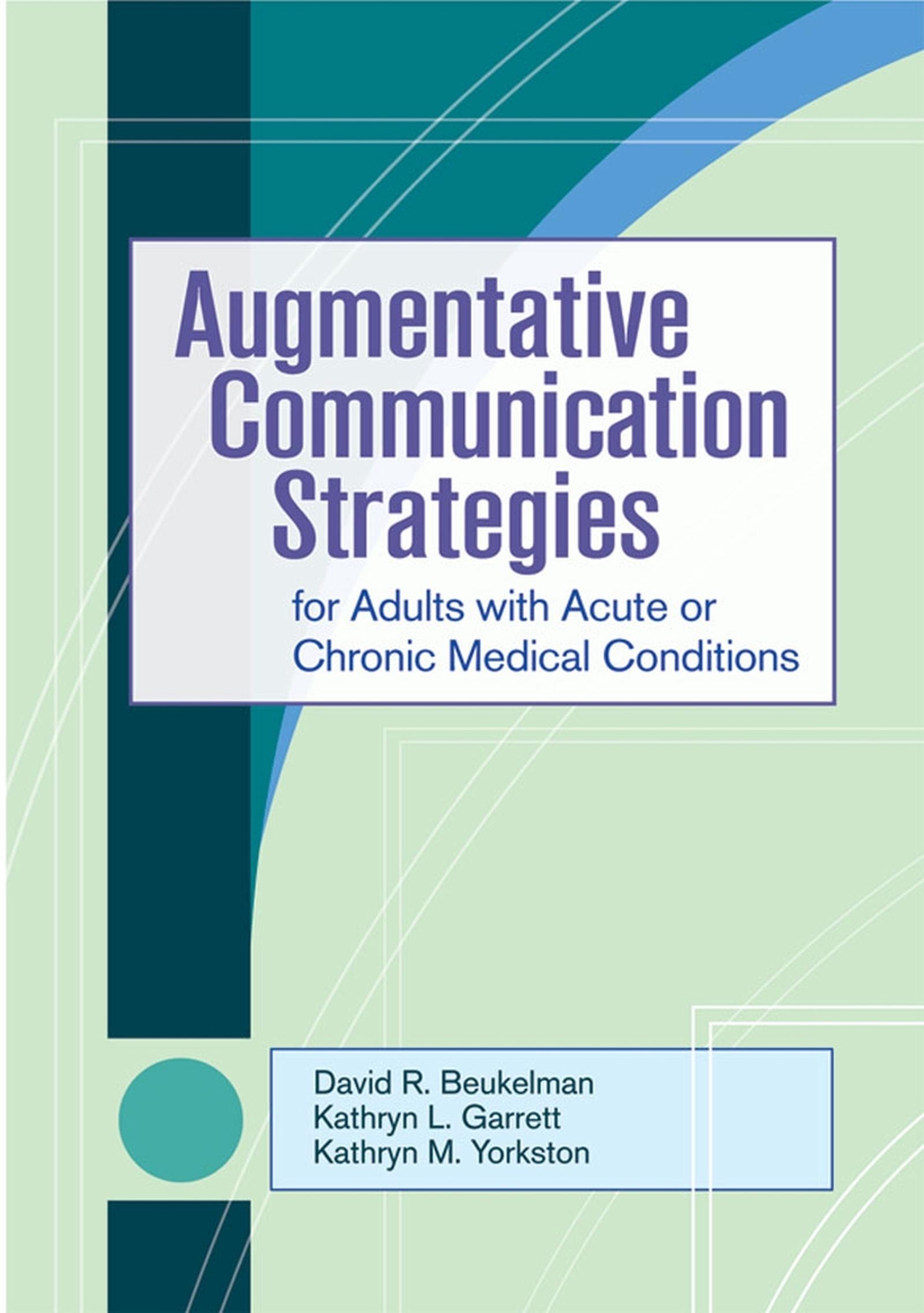 Buy Augmentative Communication Strategies for Adults with Acute or ...