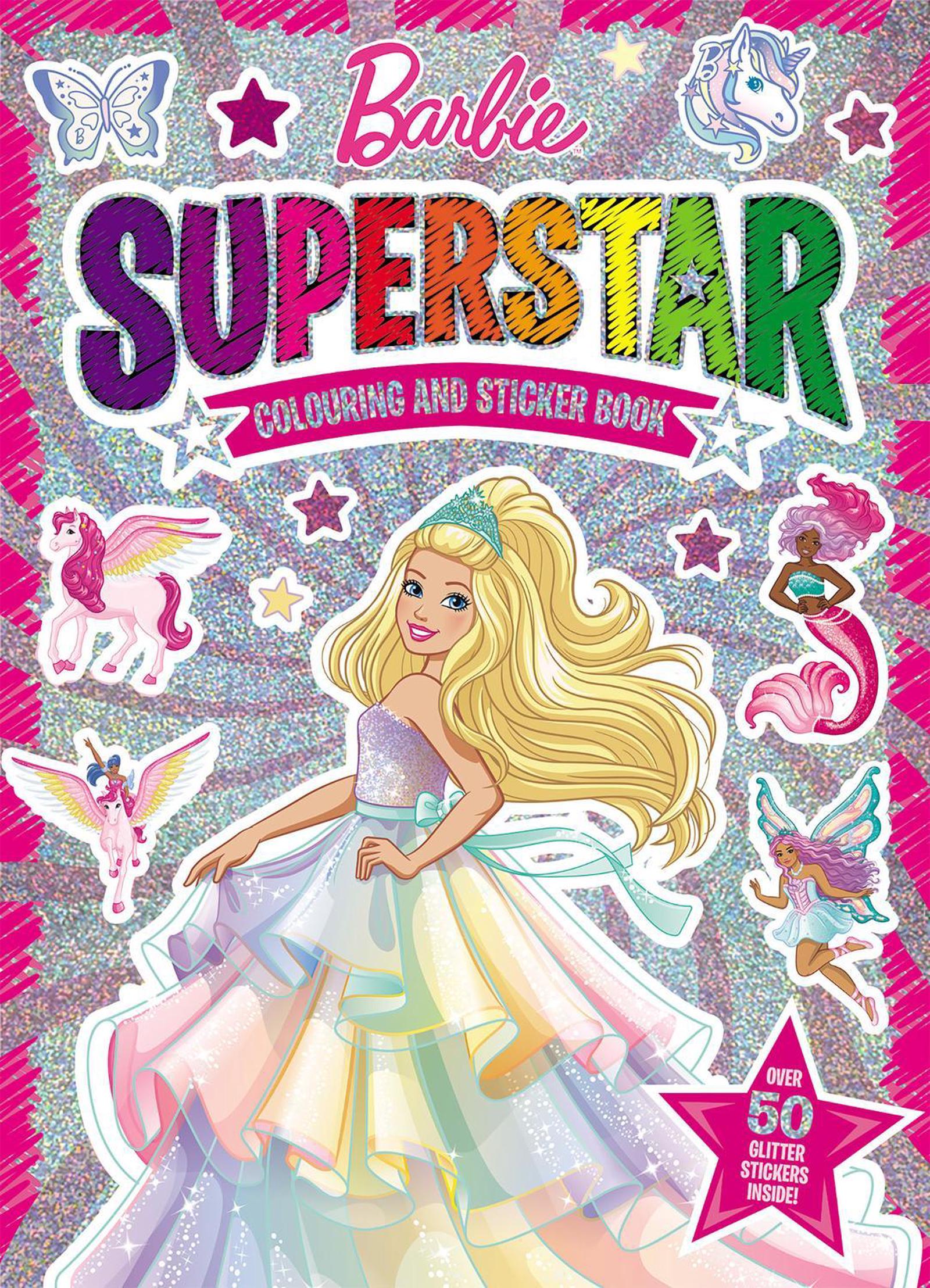 Buy Barbie Fantasy: Superstar Colouring and Sticker Book (Mattel ...