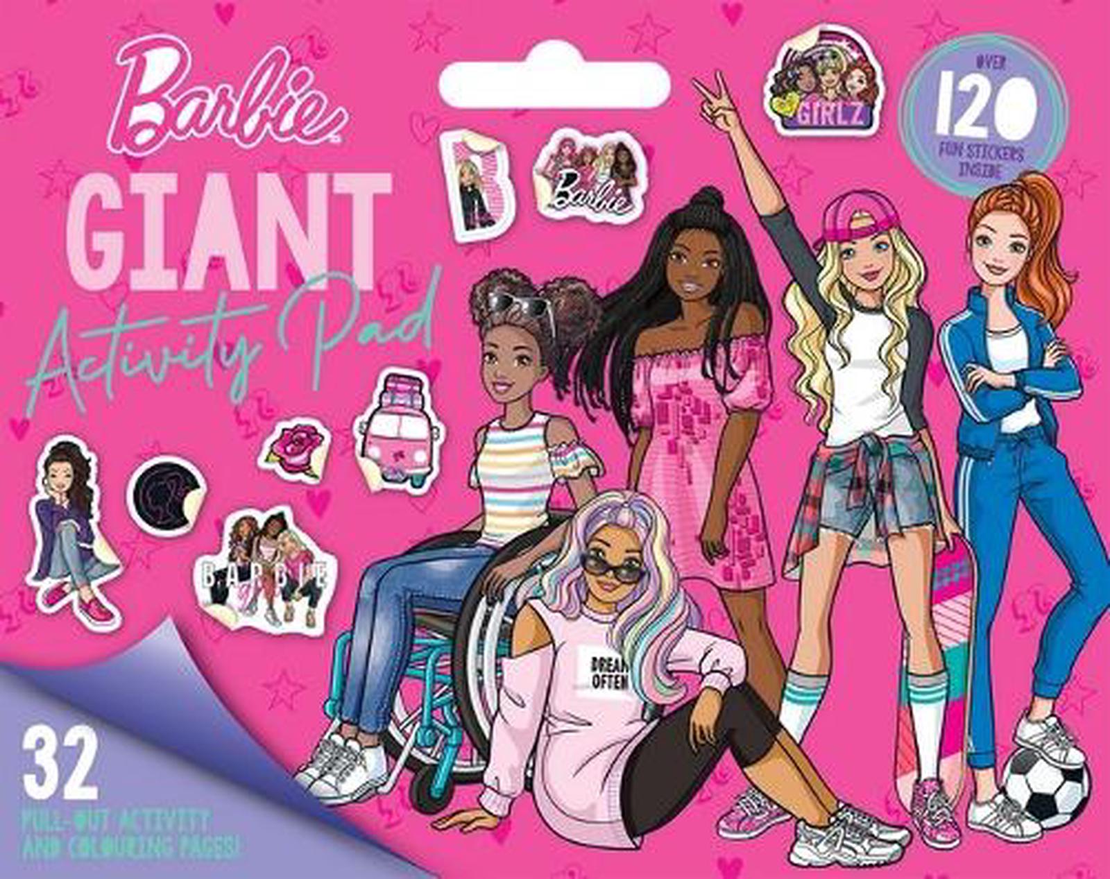 Buy Barbie: Giant Activity Pad (Mattel) - MyDeal Australia