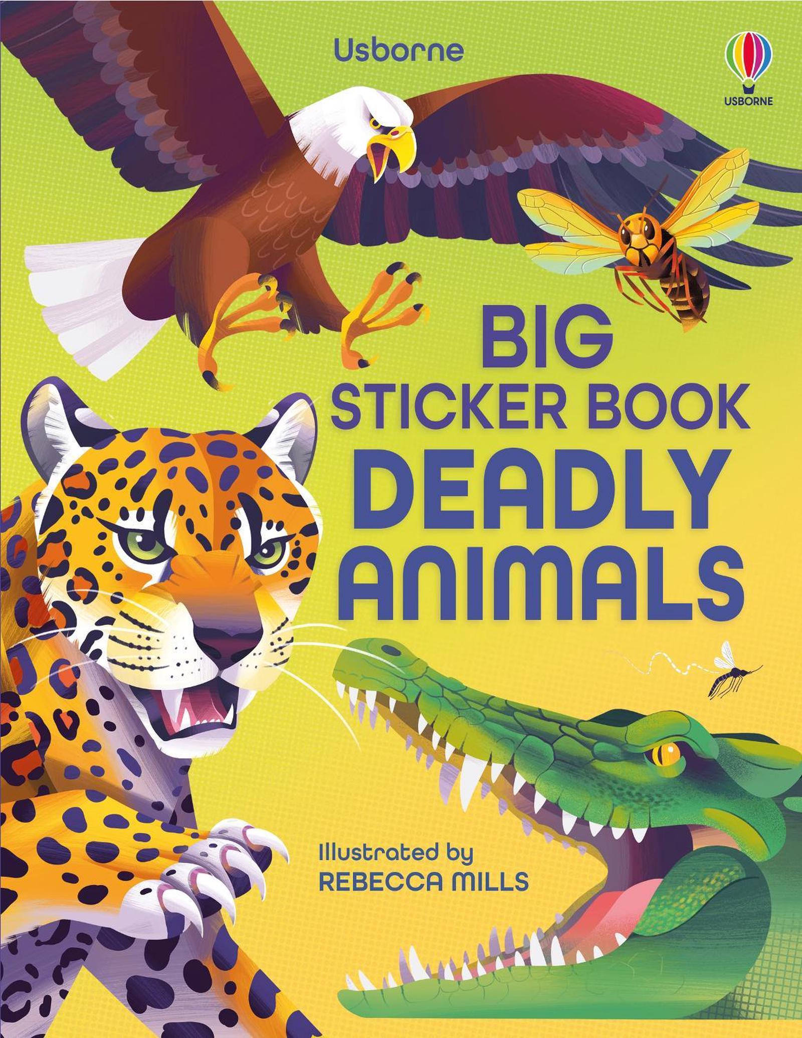 Buy Big Sticker Book Deadly Animals - MyDeal Australia