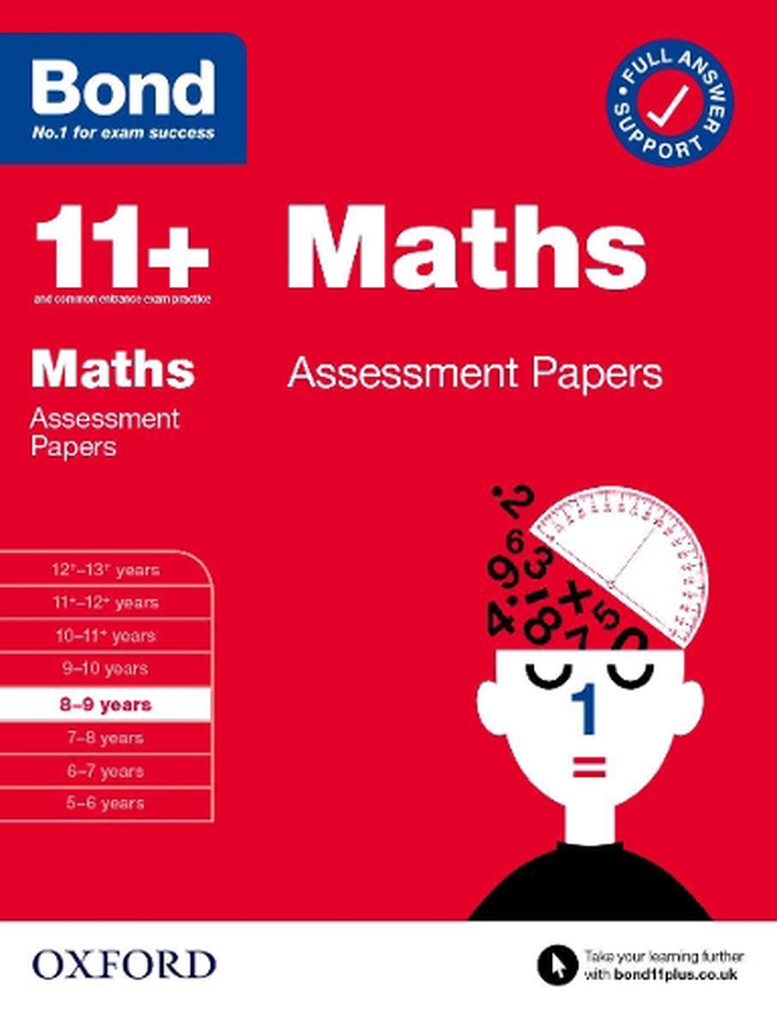 Buy Bond 11+: Bond 11+ Maths Assessment Papers 8-9 years (for GL ...