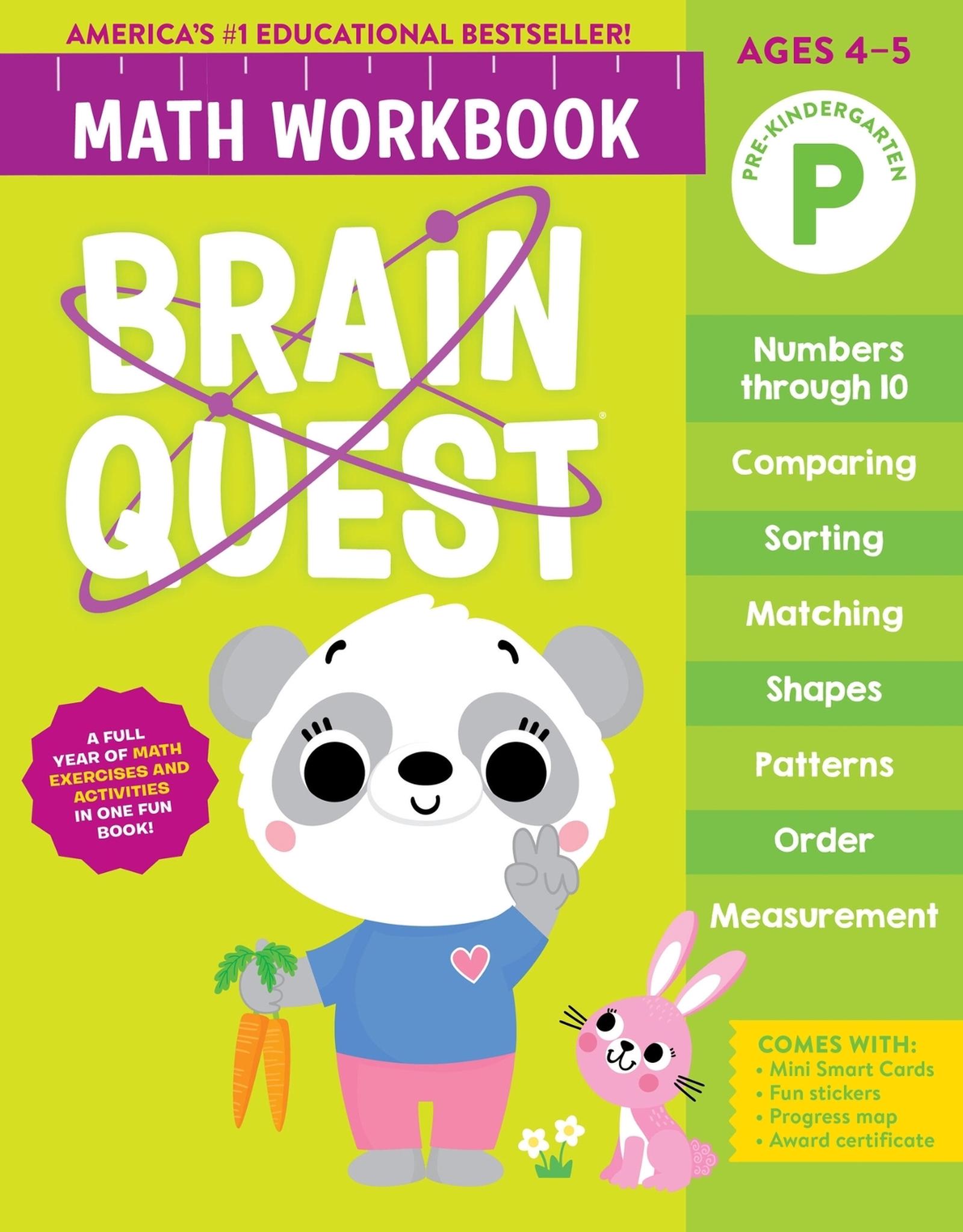 Buy Brain Quest Math Workbook: Pre-Kindergarten - MyDeal Australia