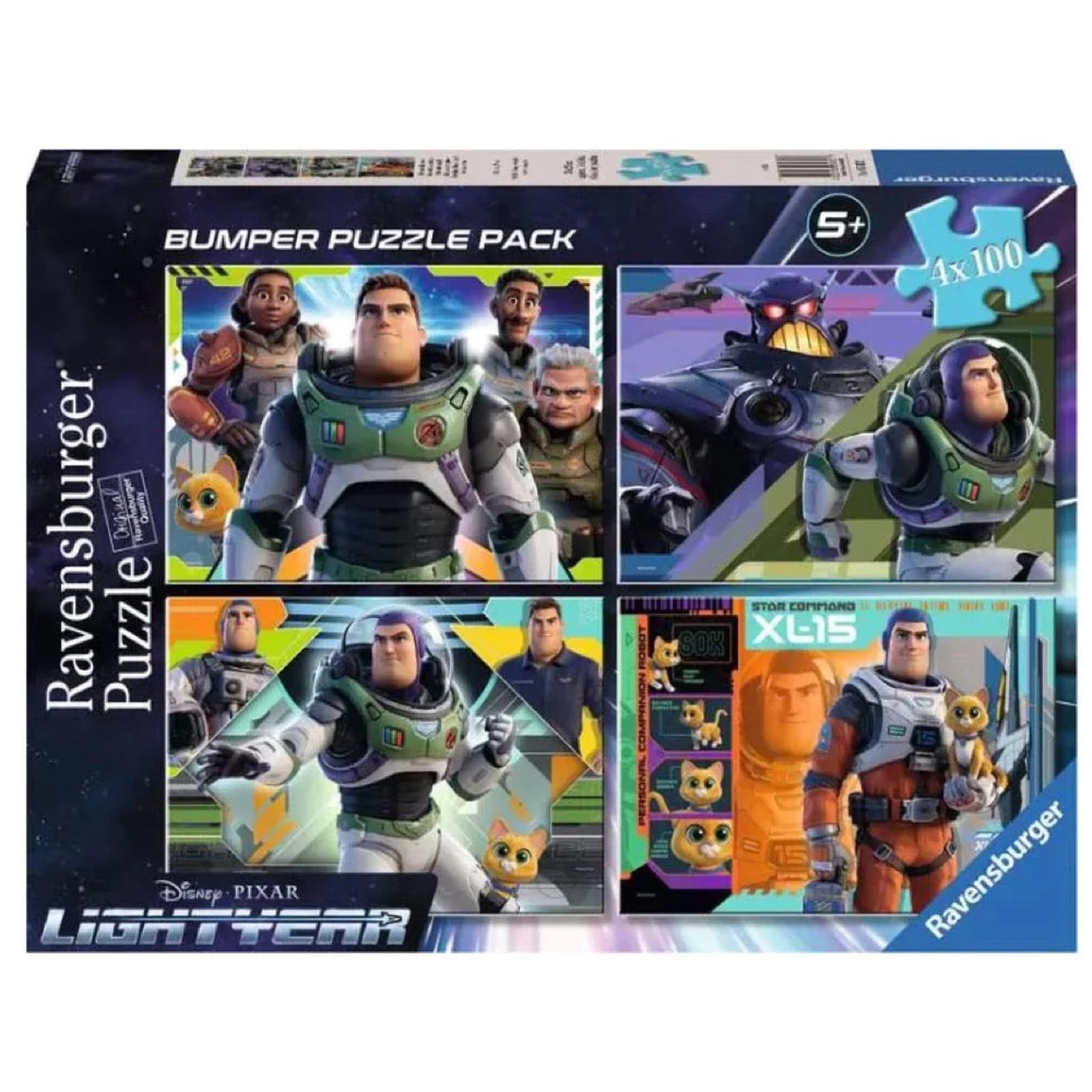 Buy Buzz Lightyear Puzzle, 4x100pc - MyDeal Australia