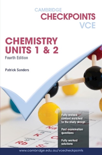 Buy Cambridge Checkpoints VCE Chemistry Units 1&2 - MyDeal Australia