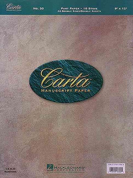 Buy Carta Manuscript Paper No. 33 - Mid-Range - MyDeal Australia