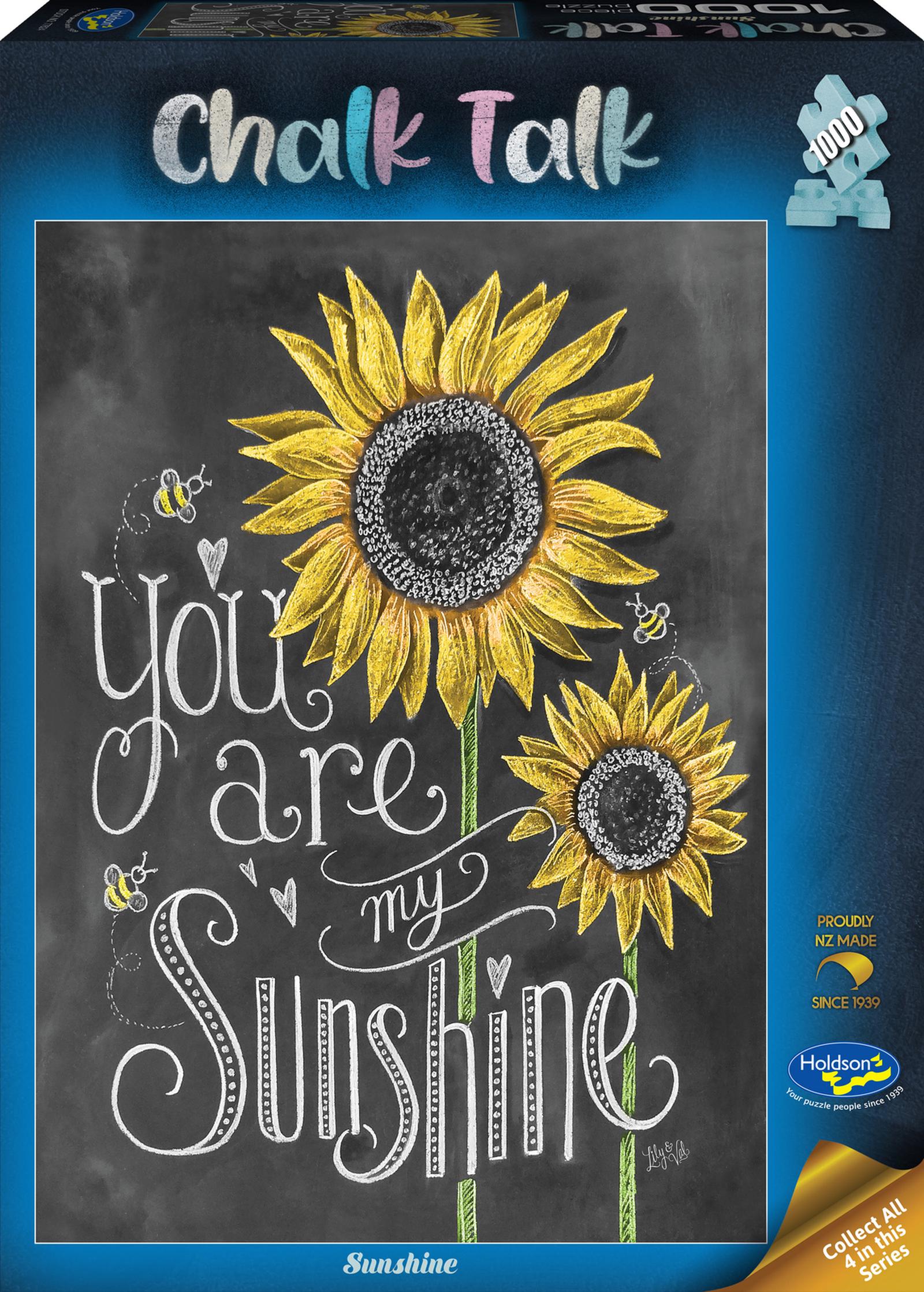 Buy Chalk Talk Jigsaw Puzzle, 1000 Piece - Sunshine - MyDeal Australia