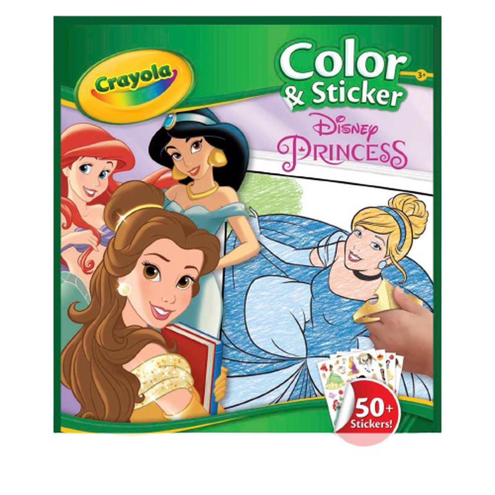 Buy Color & Sticker Book - Disney Princess - MyDeal Australia
