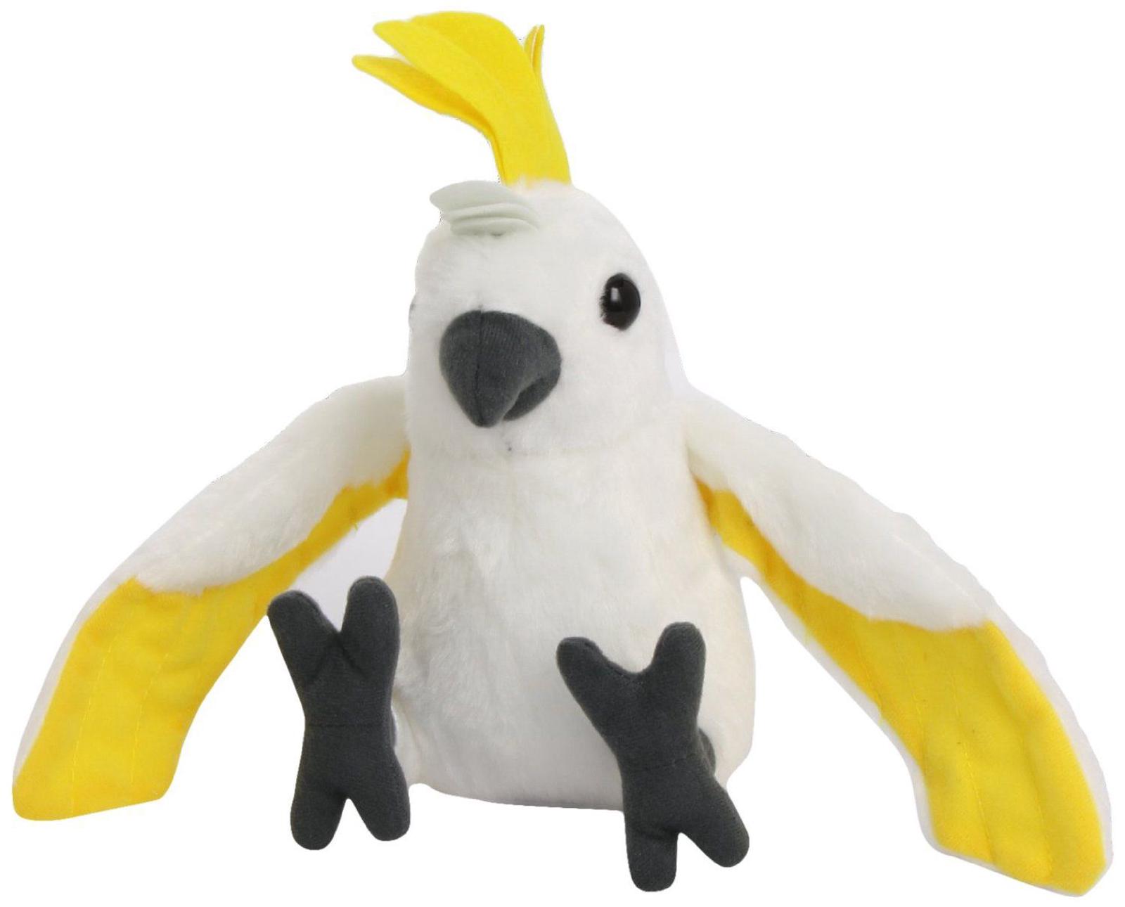 Buy Cuddlekins Mini Sulphur Crested Cockatoo - 8 Inch - MyDeal Australia