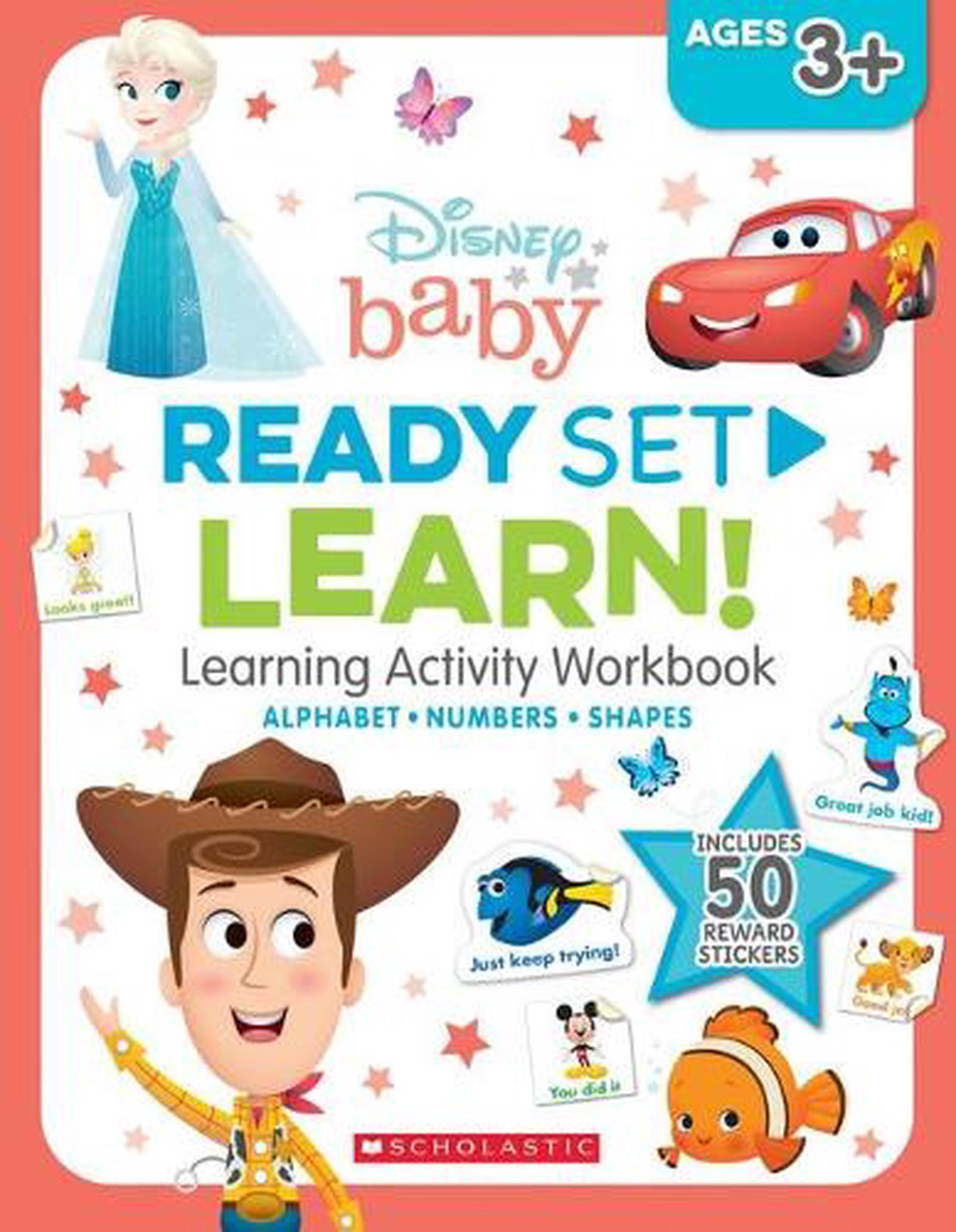 Buy Disney Baby: Ready Set Learn! Learning Activity Workbook (Ages 3 ...