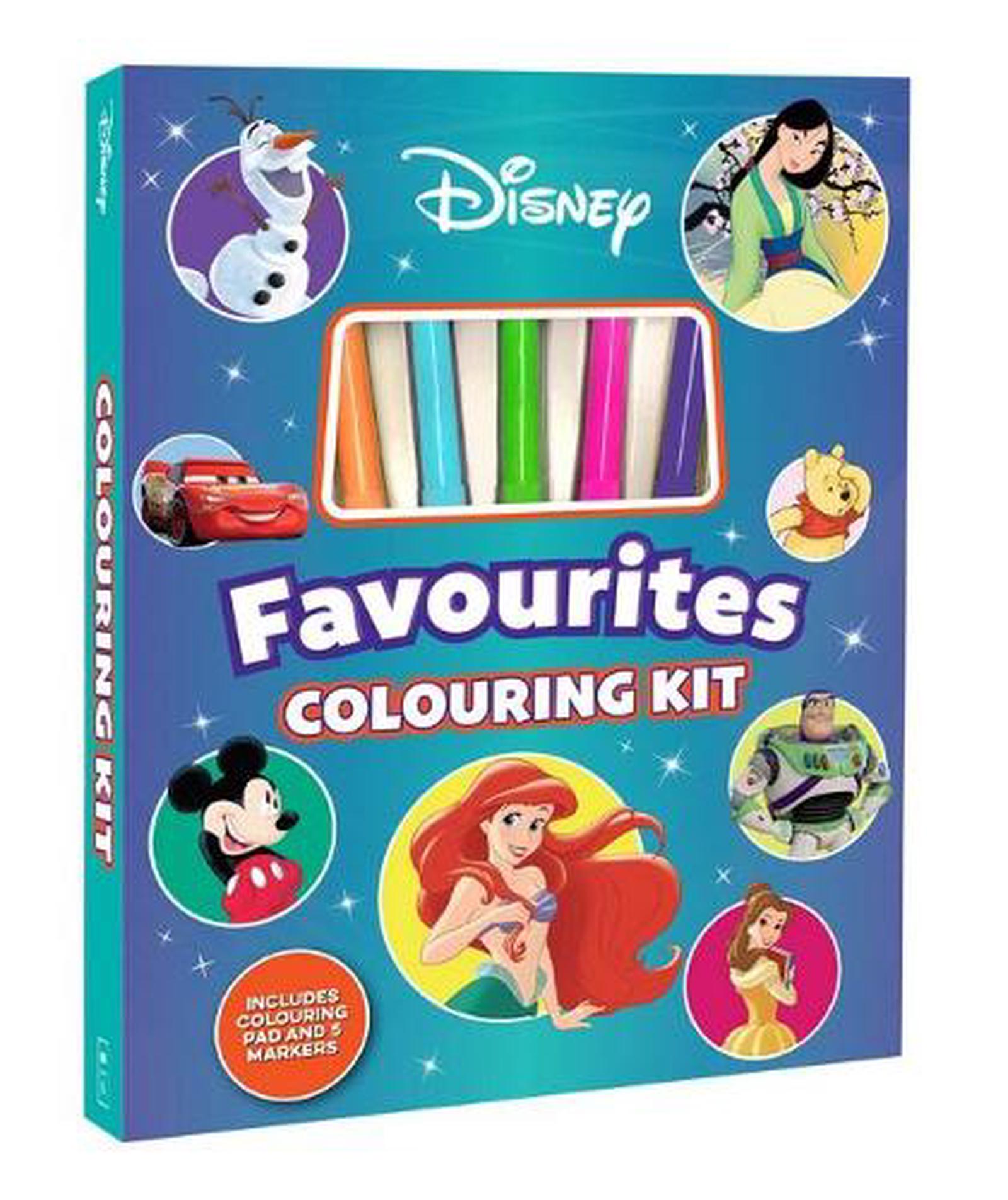 Buy Disney Favourites: Colouring Kit - MyDeal Australia