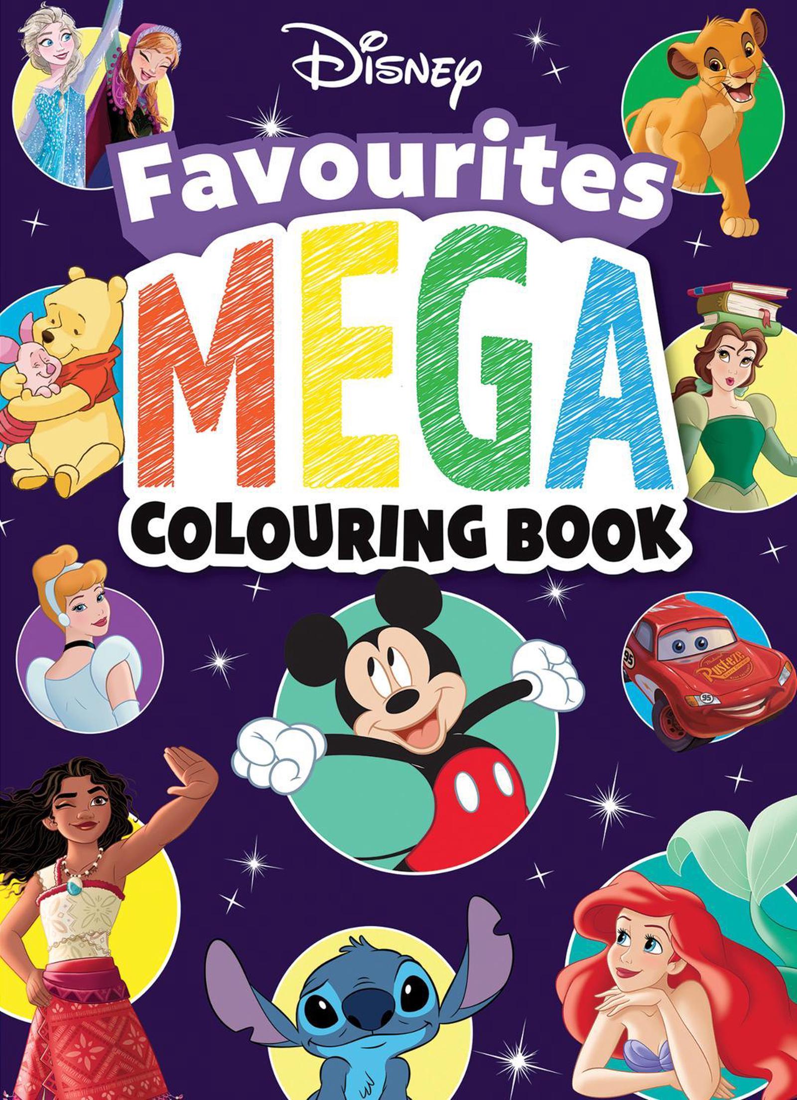 Buy Disney Favourites: Mega Colouring Book - MyDeal Australia