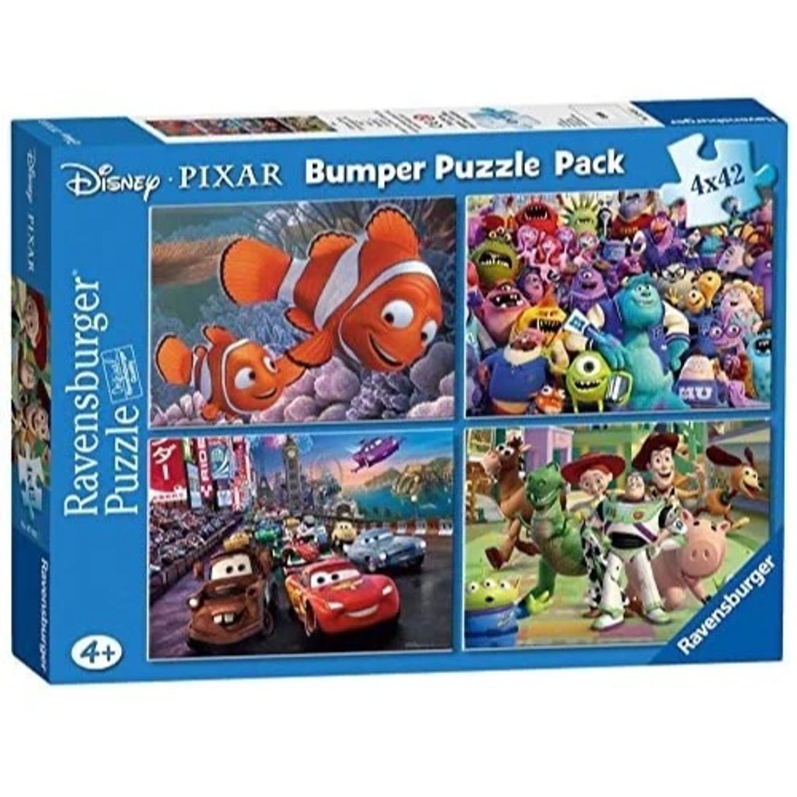 Buy Disney Pixar 4x4 Jigsaw Puzzle, 2pc Bumper Pack - MyDeal Australia