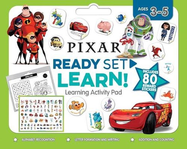 Buy Disney Pixar: Ready Set Learn! Learning Activity Pad - MyDeal Australia