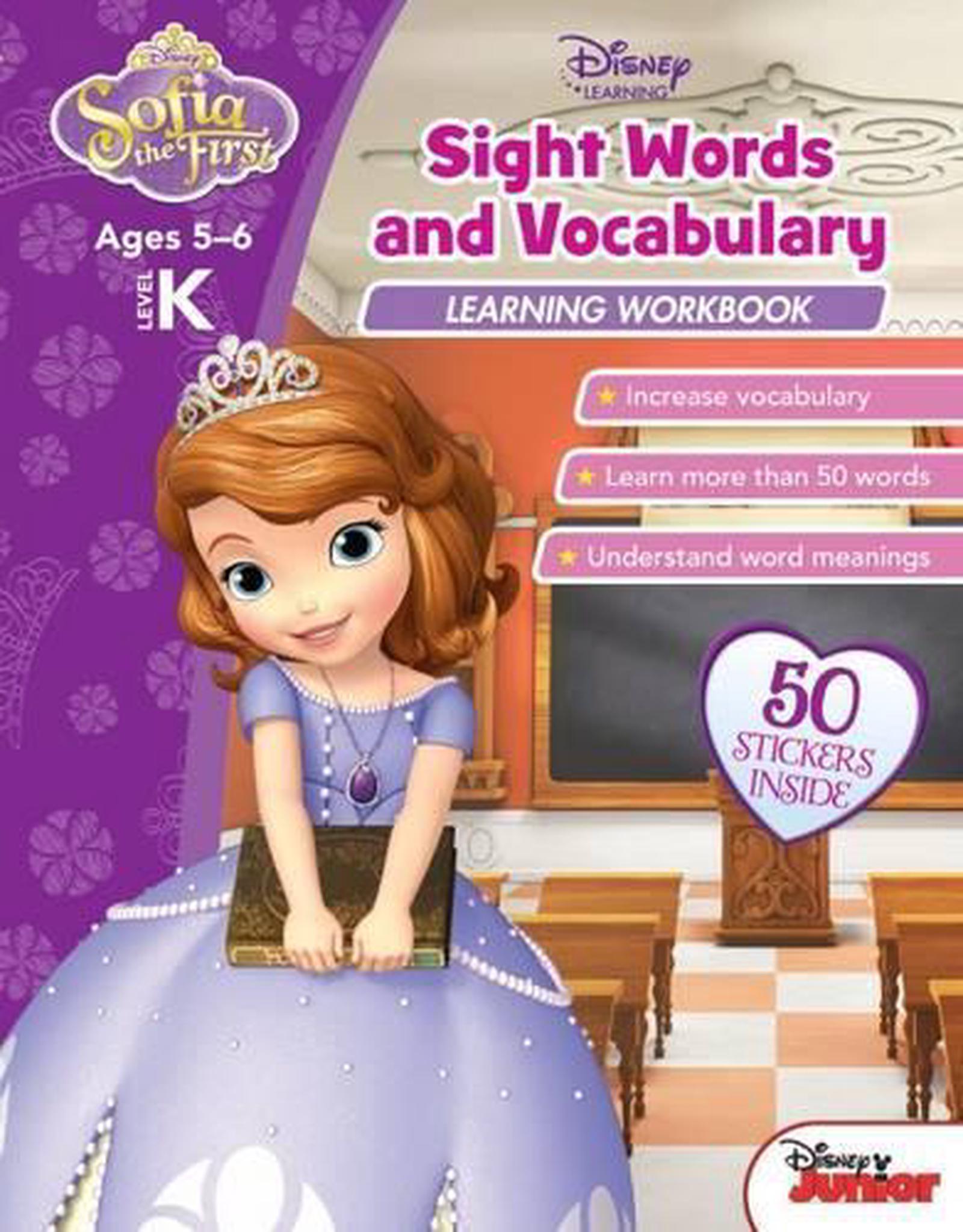 Buy Disney Sofia the First: Sight Words and Vocabulary Learning ...