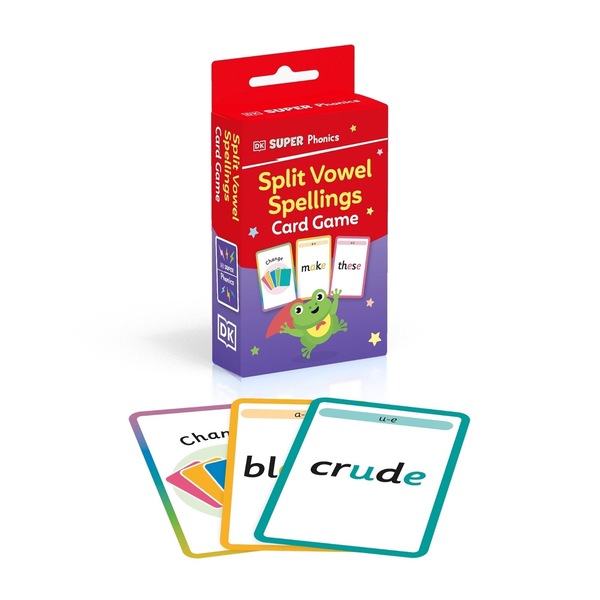 Buy DK Super Phonics Split Vowel Spellings Card Game - MyDeal Australia