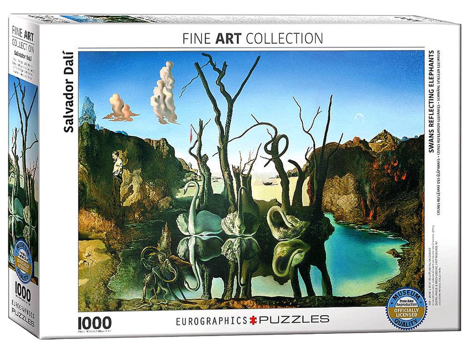 Buy Fine Art Collection: Swans Reflecting Elephants by Salvador Dali ...