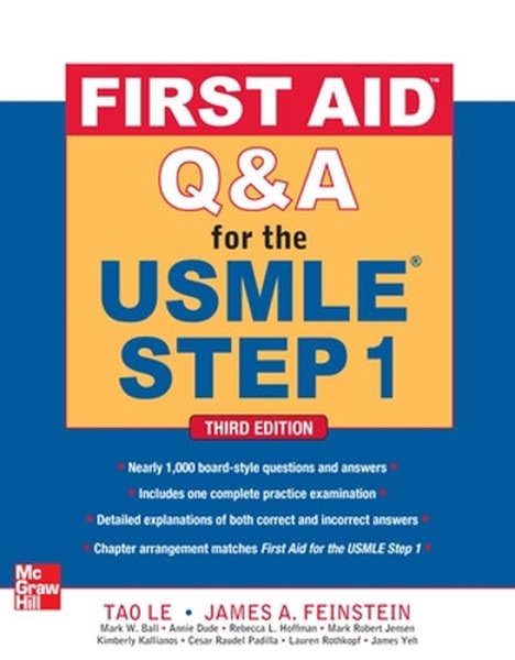 Buy First Aid Q&A for the USMLE Step 1, Third Edition - MyDeal Australia