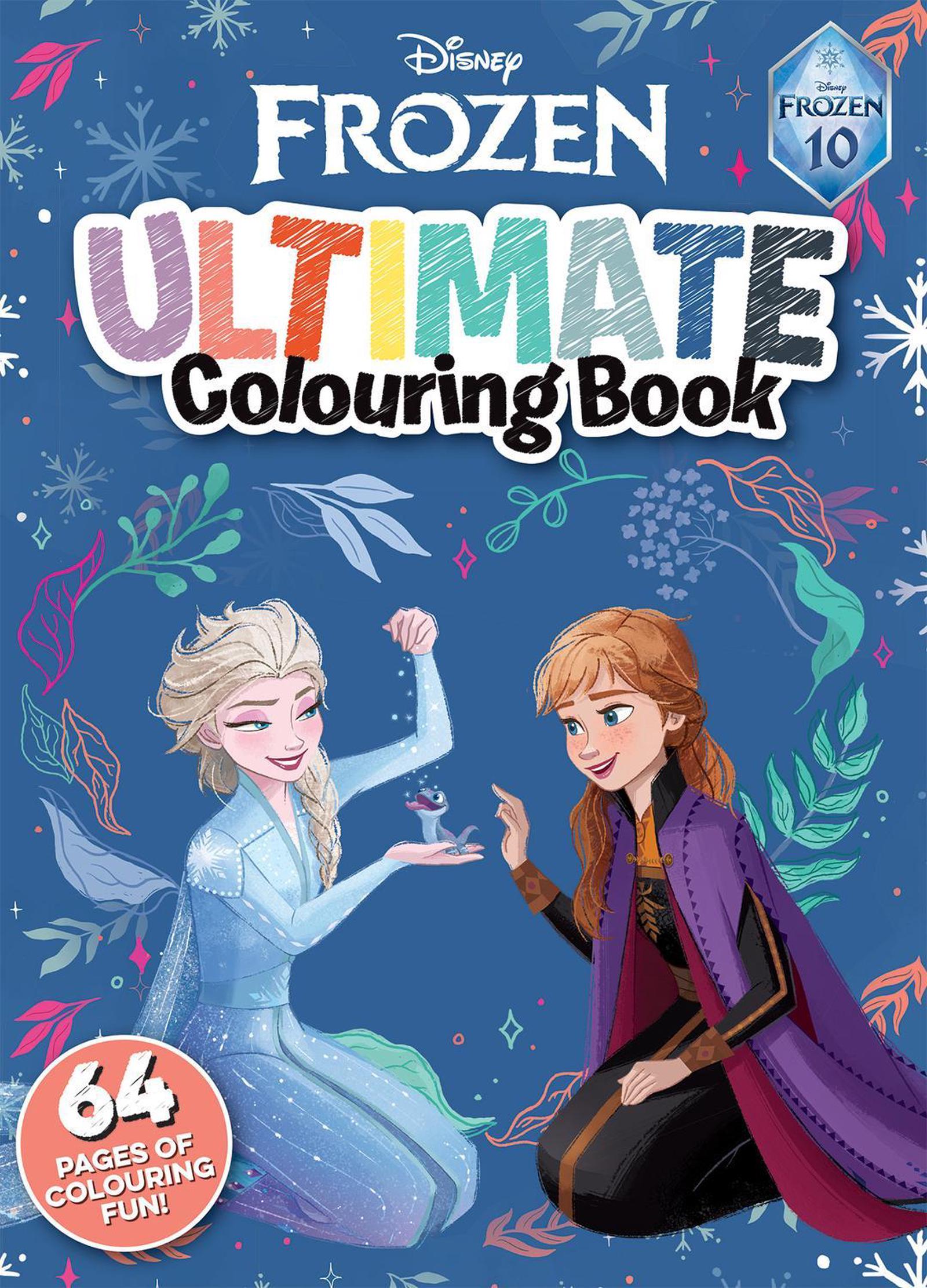 Buy Frozen 10th Anniversary: Ultimate Colouring Book (Disney) - MyDeal ...